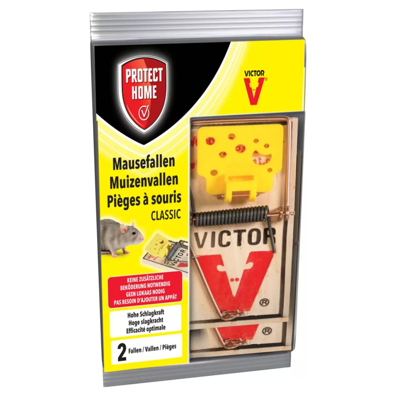 Muizenval hout (2 stuks) Protect Home