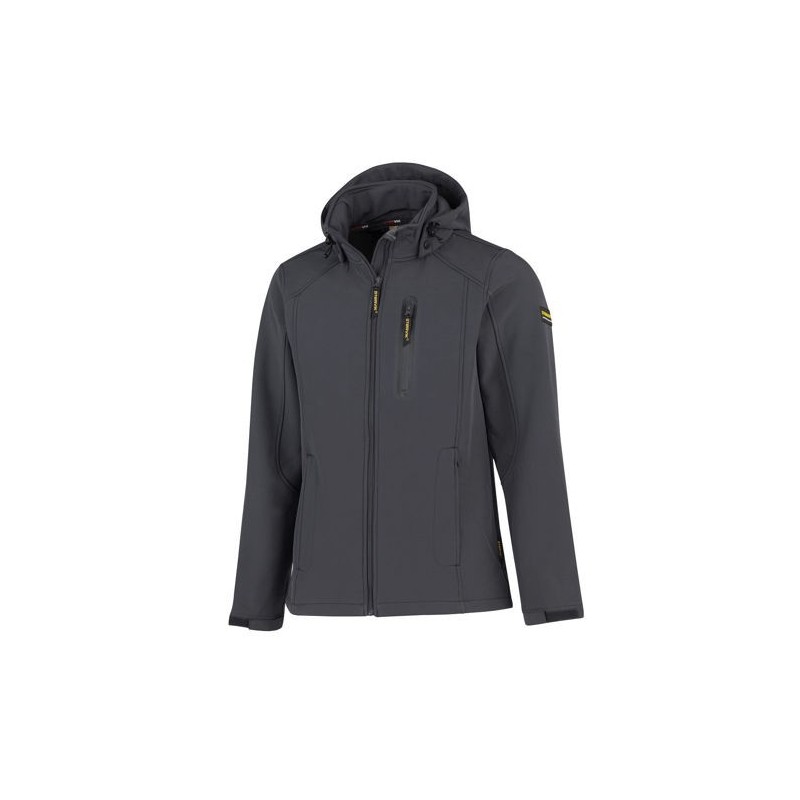 Softshell werkjas Napier antraciet Kledingmaat S Kleur Donkergrijs